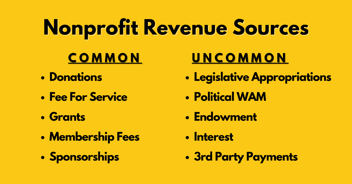 Nonprofit Revenue Sources: Startup Series